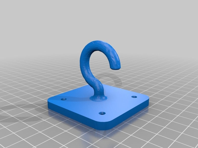 Free STL file remix Wall or Ceiling Hook 🪝・3D printable model to ...