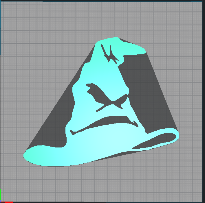 STL file Sorting Hat - Sorting Hat - Harry Potter - 2D 🎩 ・3D printer ...