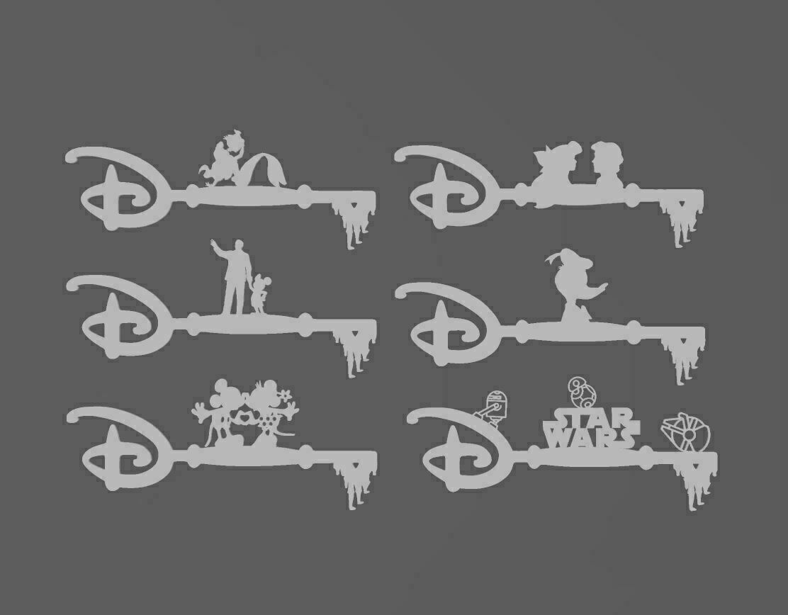 STL file Lot - Keys disney - disney key 🔑 ・3D printable model to ...