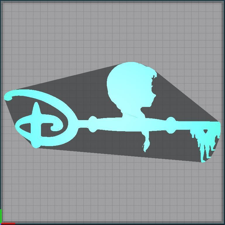 STL file Key Anna - Key Anna - key Anna - Disney - Snow Queen - Frozen ...