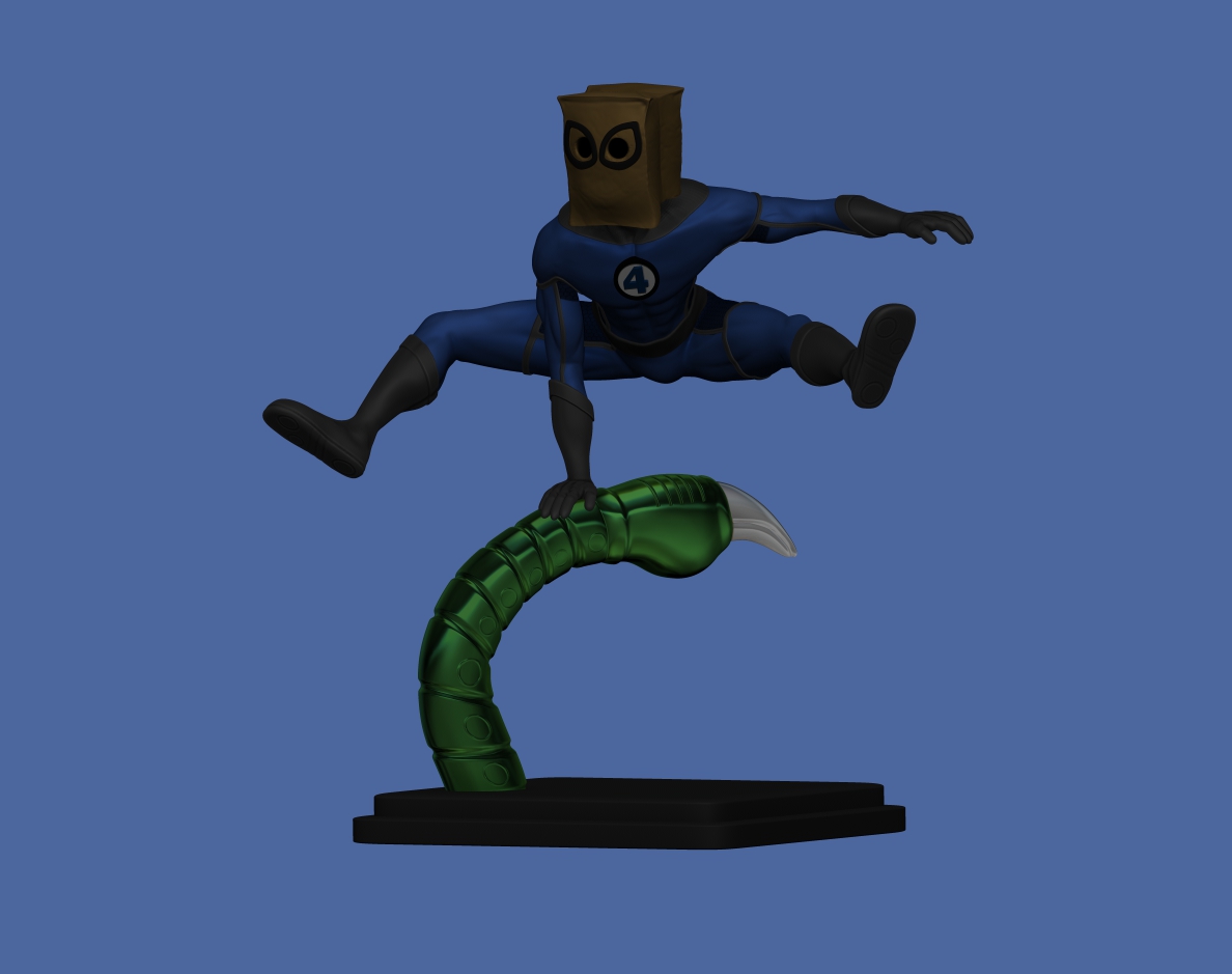 Archivo OBJ Bag Man Spiderman 👨 ・Objeto para impresora 3D para ...