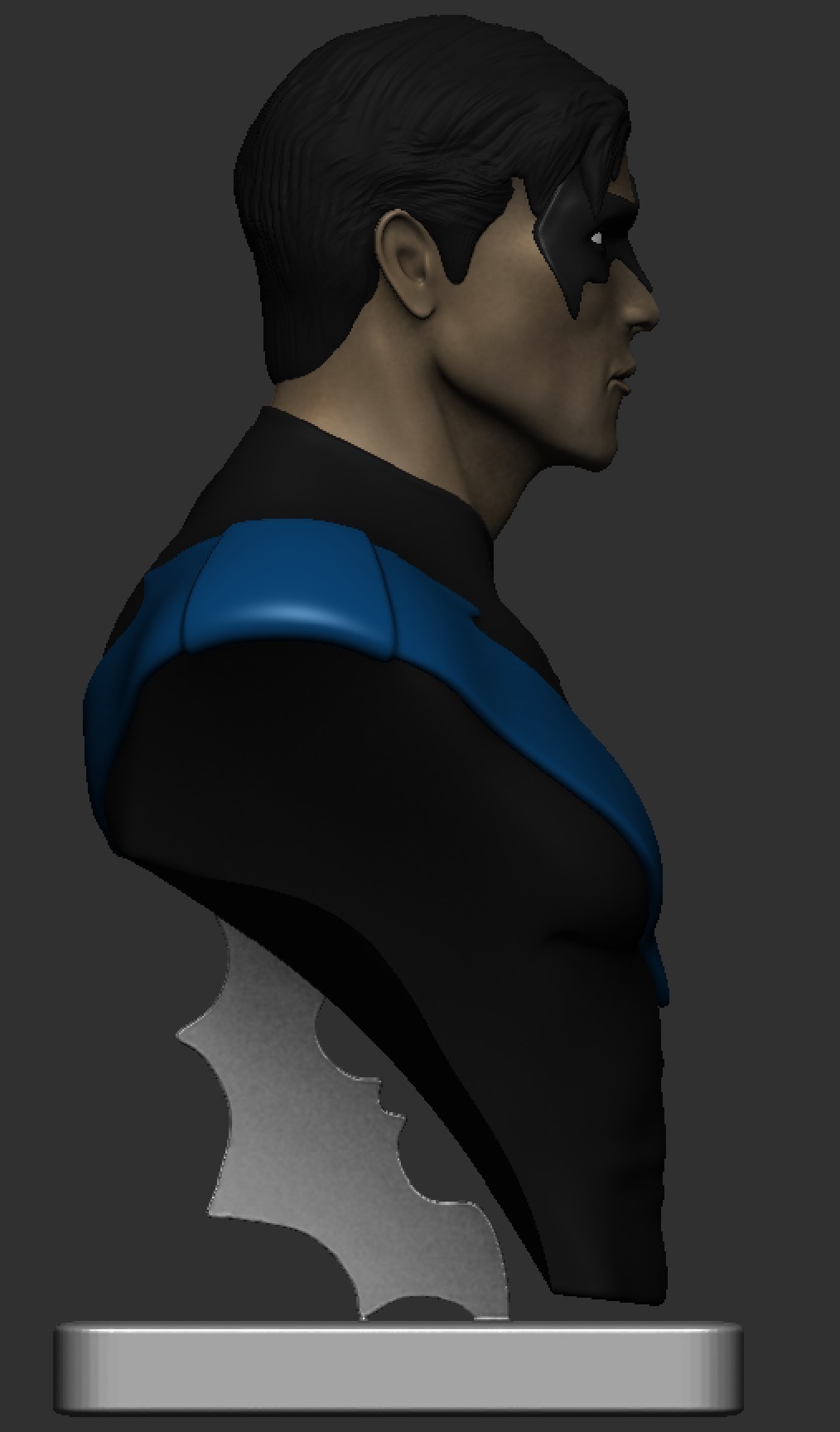 👤 Nightwing Bust・ OBJ File for ・Cults