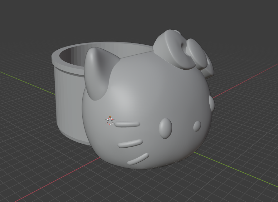 STL file Hello Kitty plant pot 👋 ・3D printer model to download・Cults