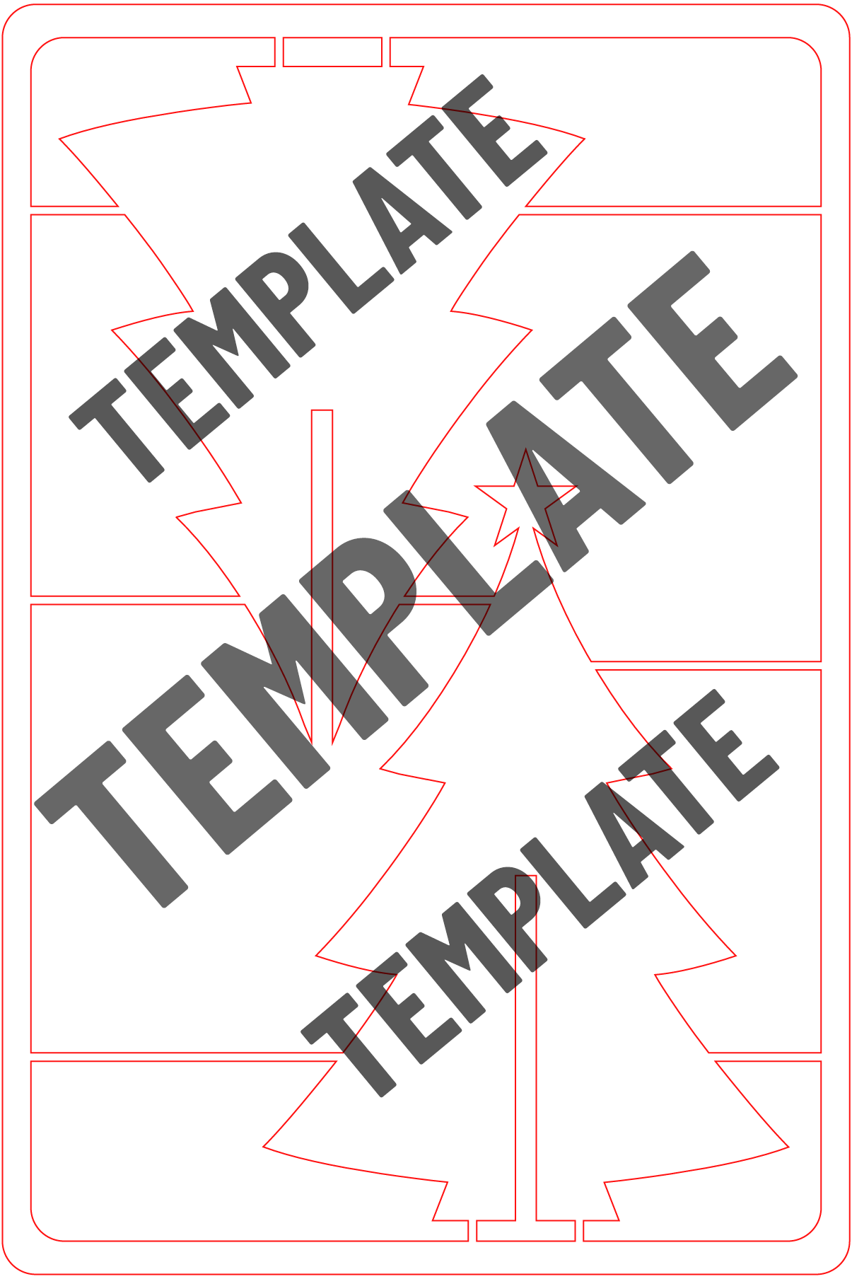 3D file Interlocking Christmas Tree Model Kit For Laser Cutting 🎄 ・3D ...