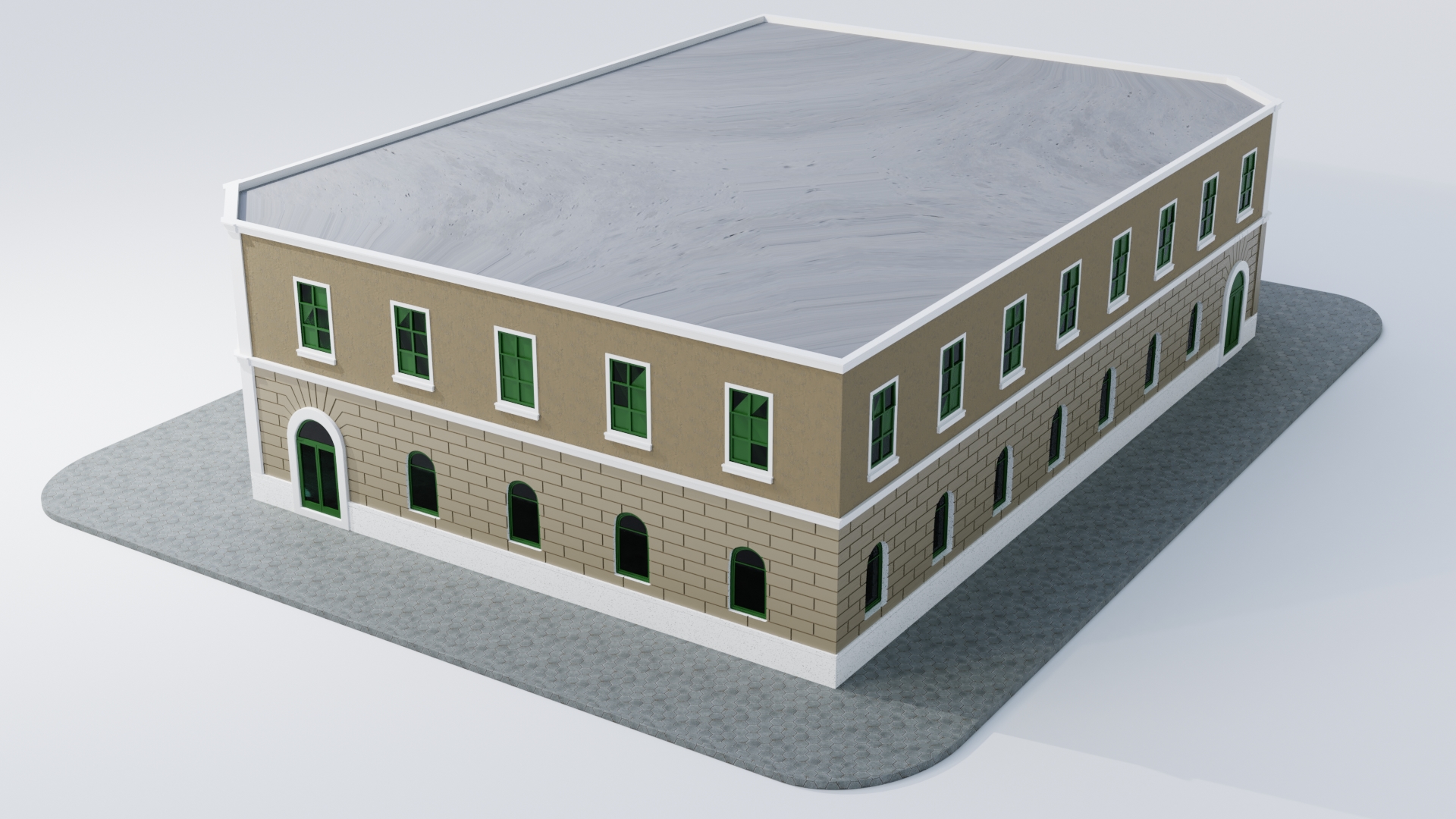 STL file Colonial Building 🏗️ (OBJ)・3D printer model to download・Cults