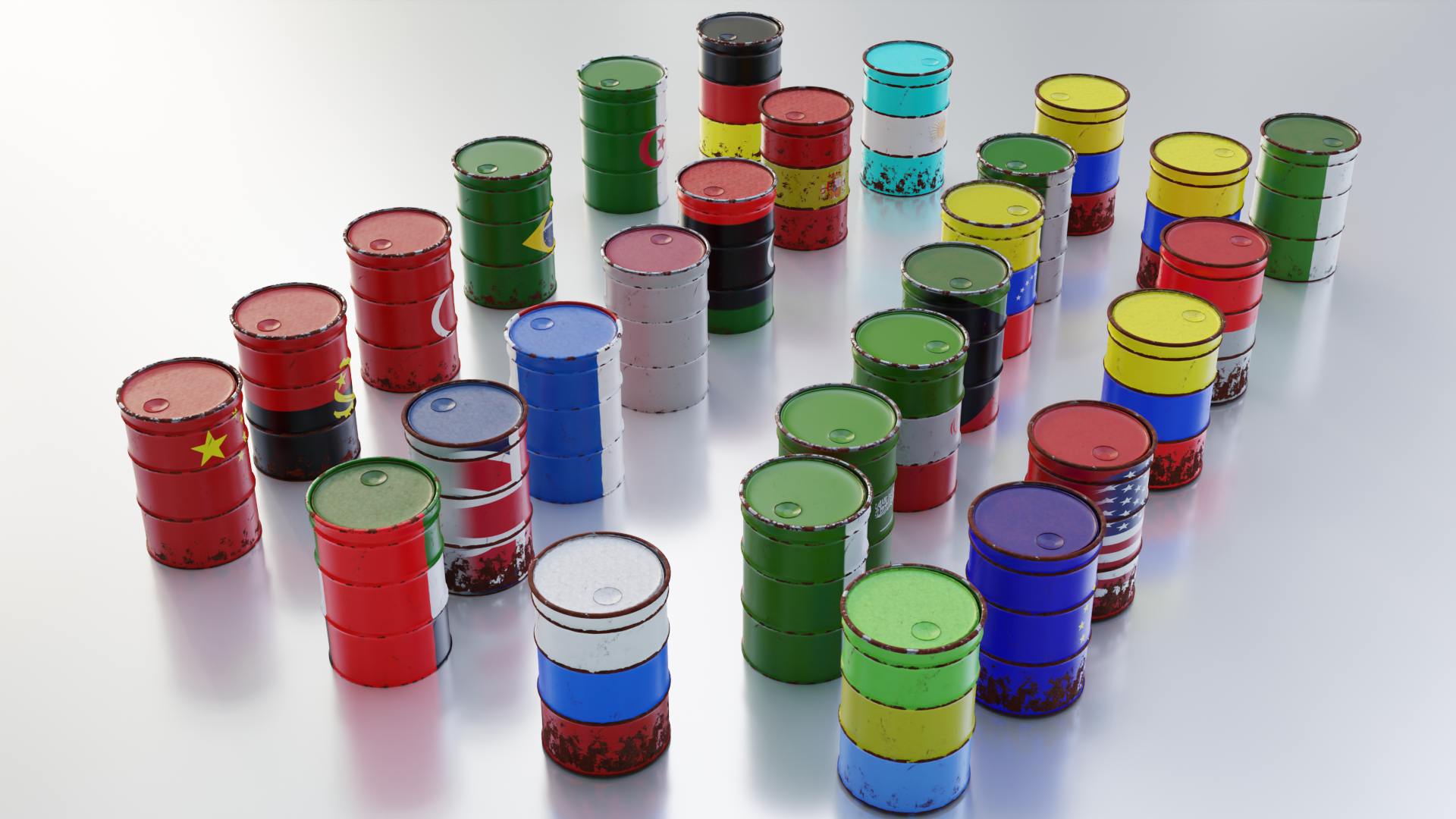 STL file Steel Drum Gas - Barrel - Gasoline Drum 🥁 (OBJ)・3D print model ...