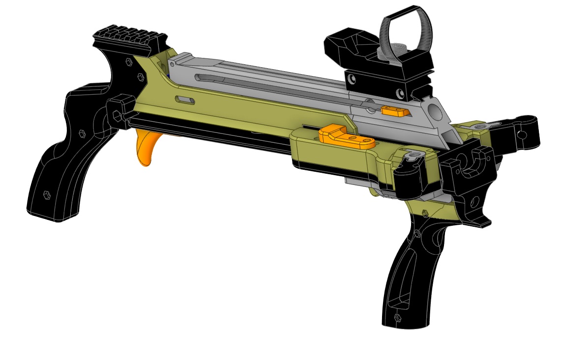 🔫 Instant Rufulini 2 - pump action self loading repeating slingshot・ 3D ...