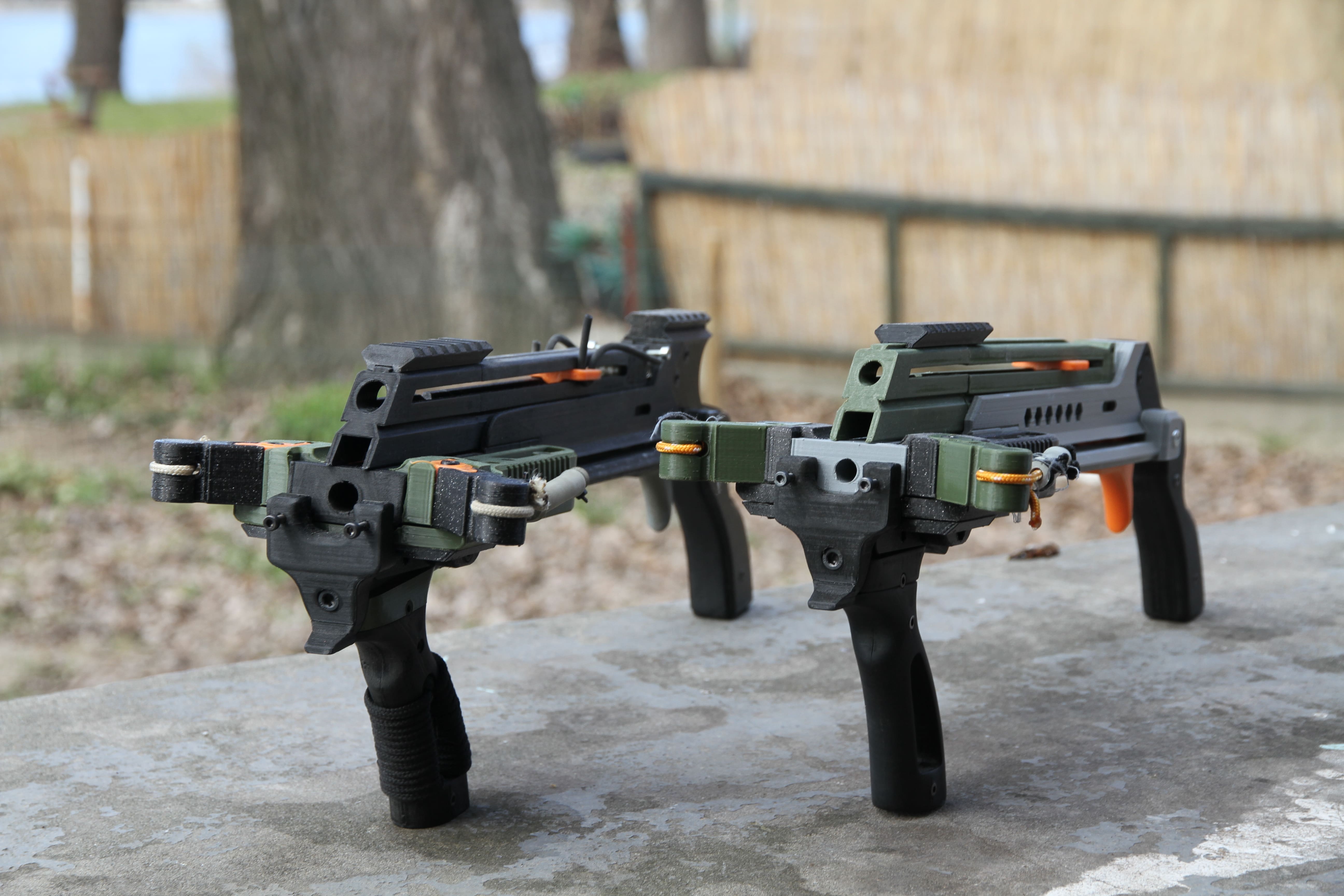 🔫 Instant Rufulini 2 - pump action self loading repeating slingshot・ 3D ...