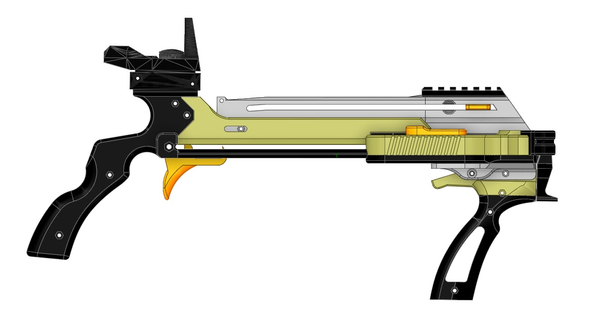 🔫 Instant Rufulini 2 - pump action self loading repeating slingshot・ 3D ...