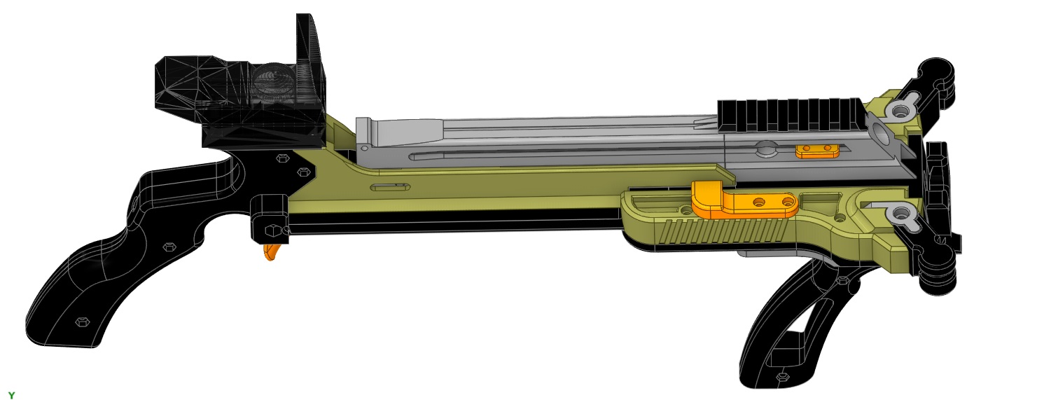 🔫 Instant Rufulini 2 - pump action self loading repeating slingshot・ 3D ...