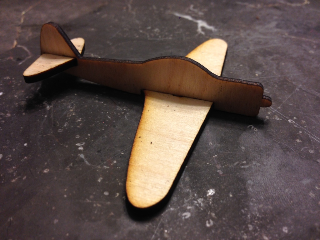 🛩️ Laser cut Japanese Zero・Free 3D File for ・Cults