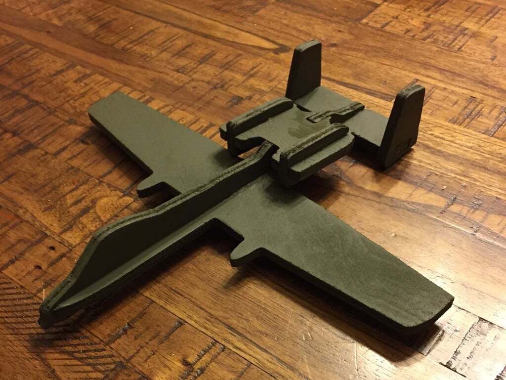 3D print A-10 Thunderbolt simplified cnc/laser・Cults