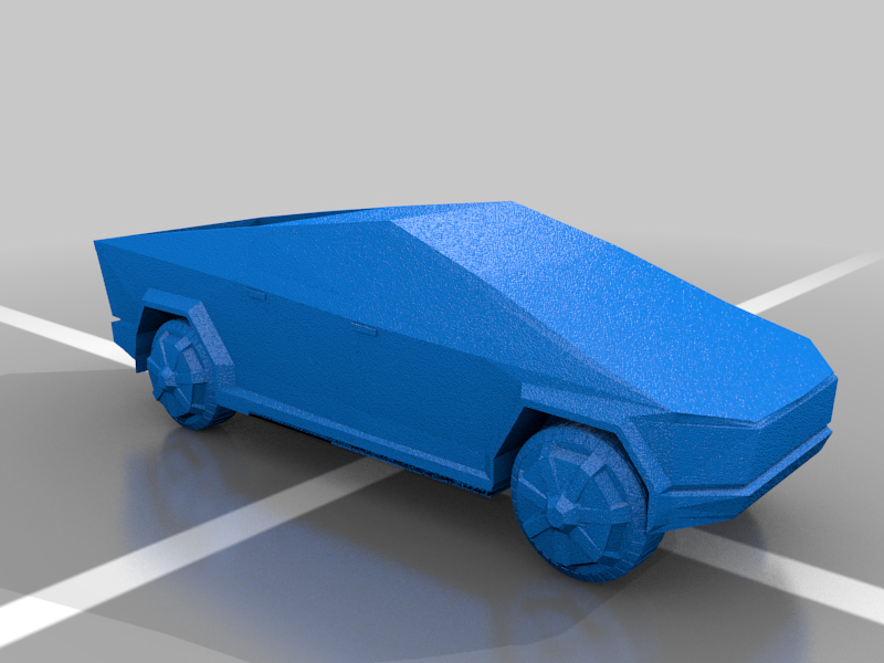 🚗 TESLA CYBERTRUCK-3D PRINTABLE・Free STL File for ・Cults