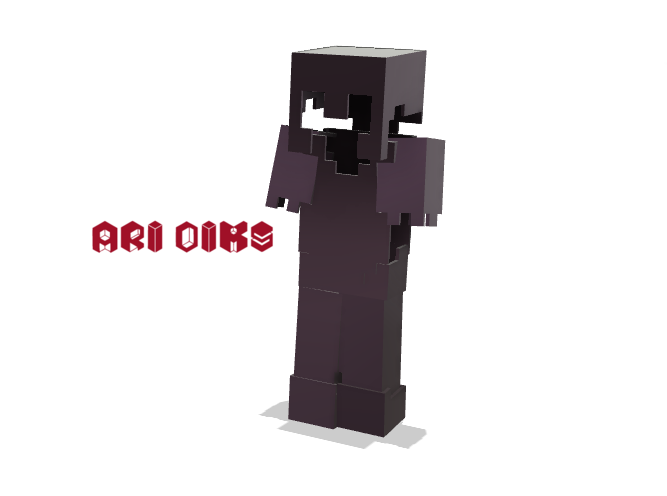 🎨 Minecraft and NETHERITA Armor Support・ STL File for ・Cults