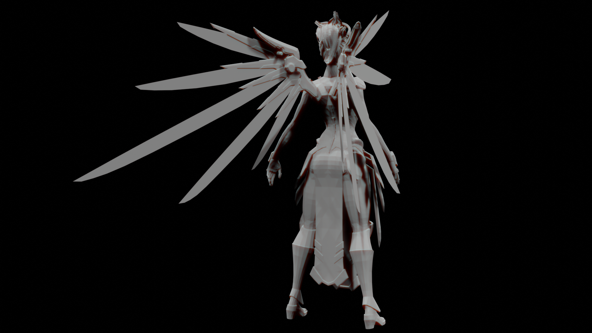 STL file Mercy from Overwatch 🎨 ・3D printable design to download・Cults