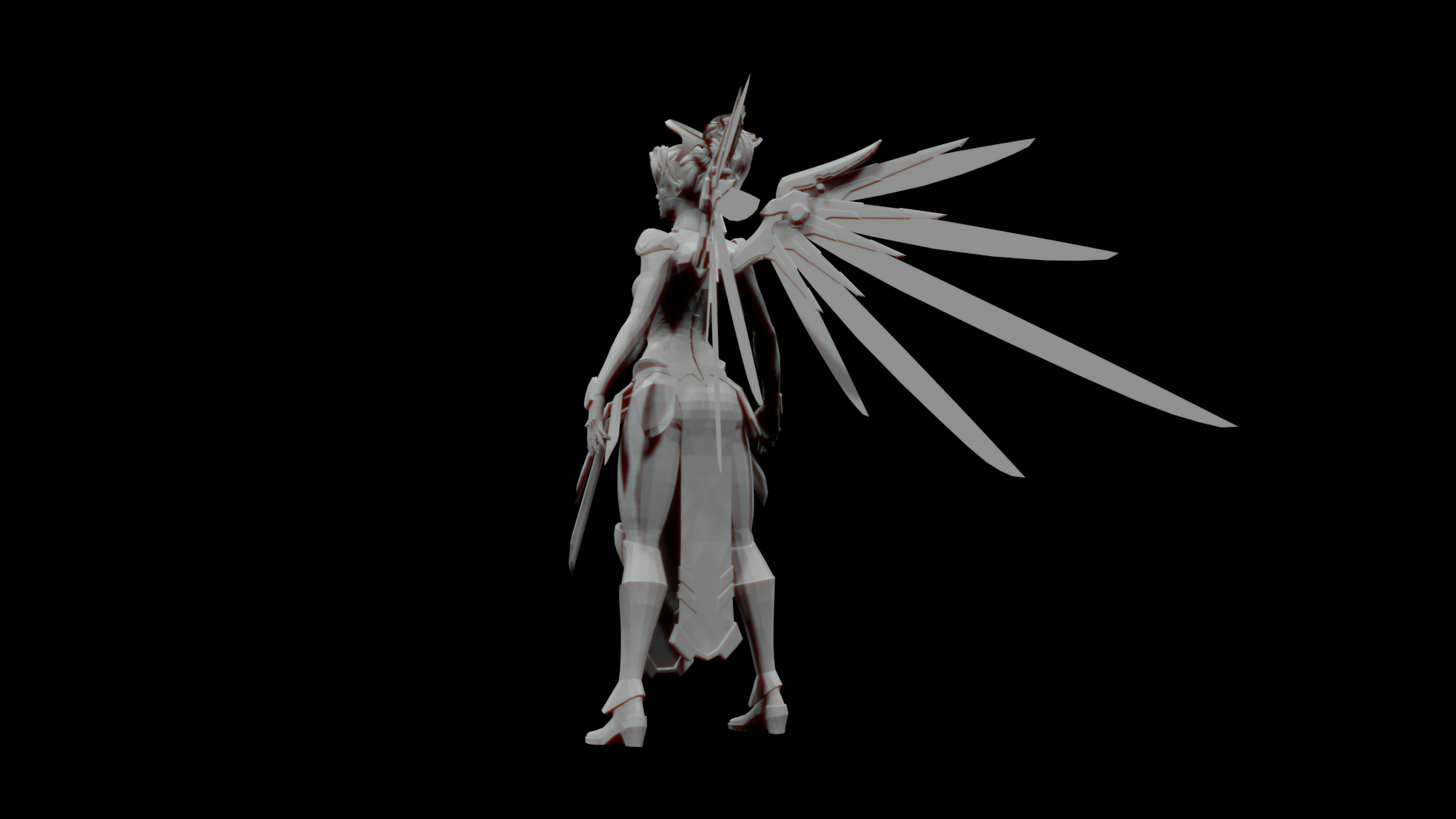 STL file Mercy from Overwatch 🎨 ・3D printable design to download・Cults
