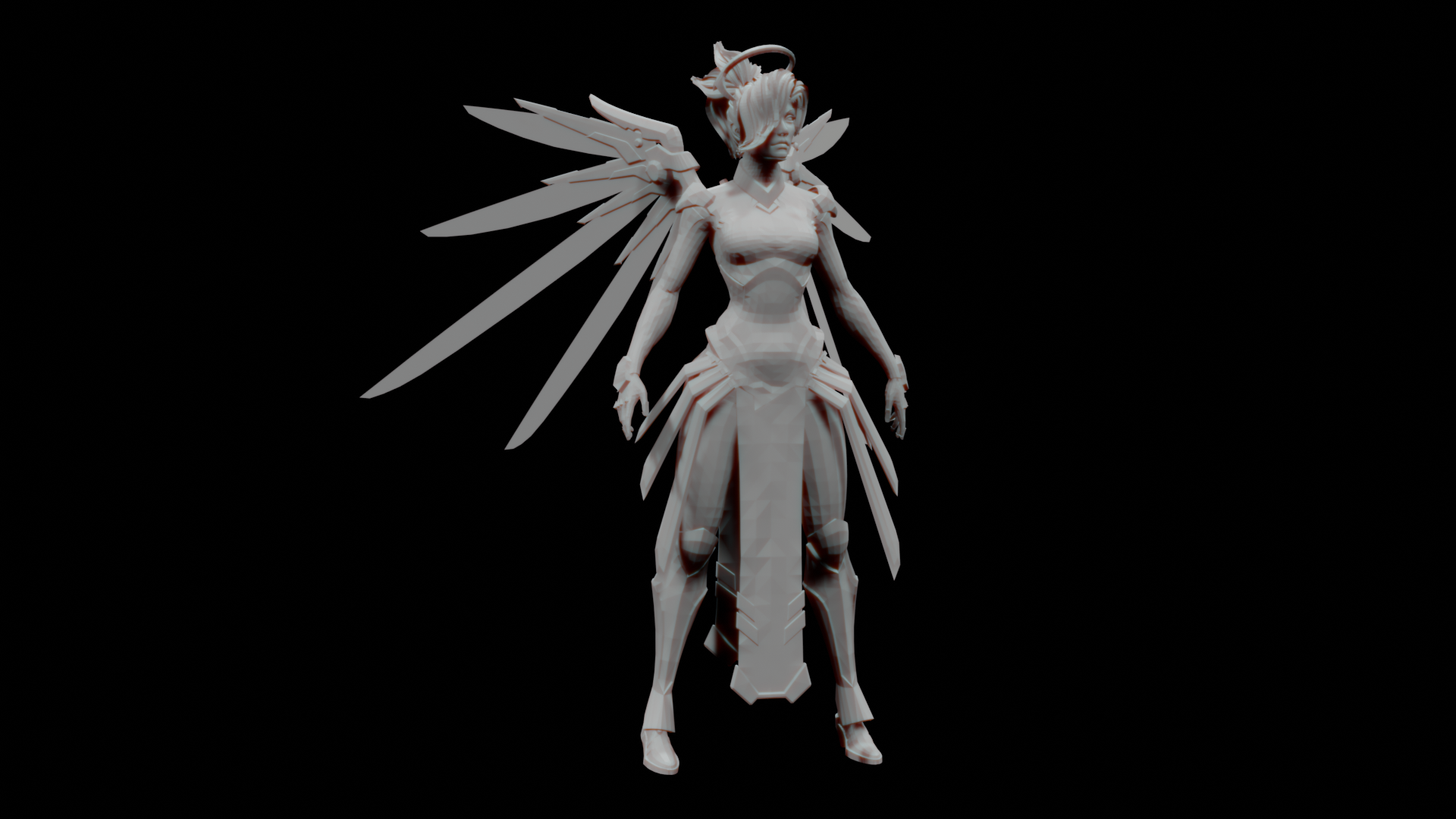 STL file Mercy from Overwatch 🎨 ・3D printable design to download・Cults