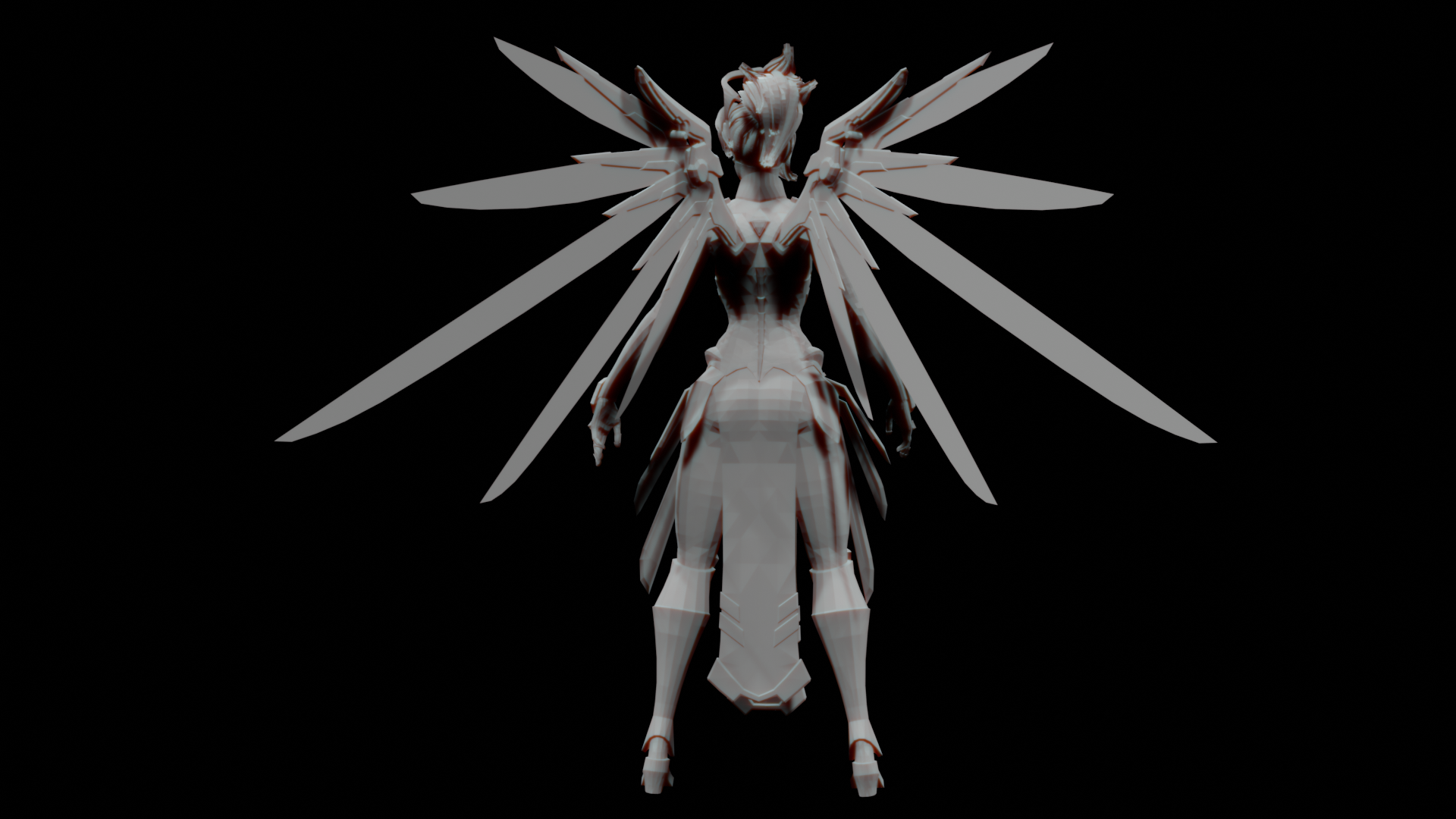 STL file Mercy from Overwatch 🎨 ・3D printable design to download・Cults