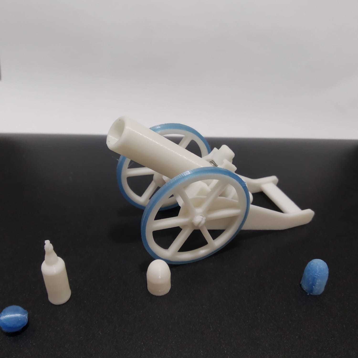 STL file Tiny Functional Cannon Ball With Trigger Mechanism 🔫・Model to ...