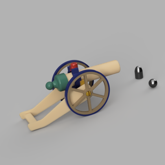 STL file Tiny Functional Cannon Ball With Trigger Mechanism 🔫・Model to ...