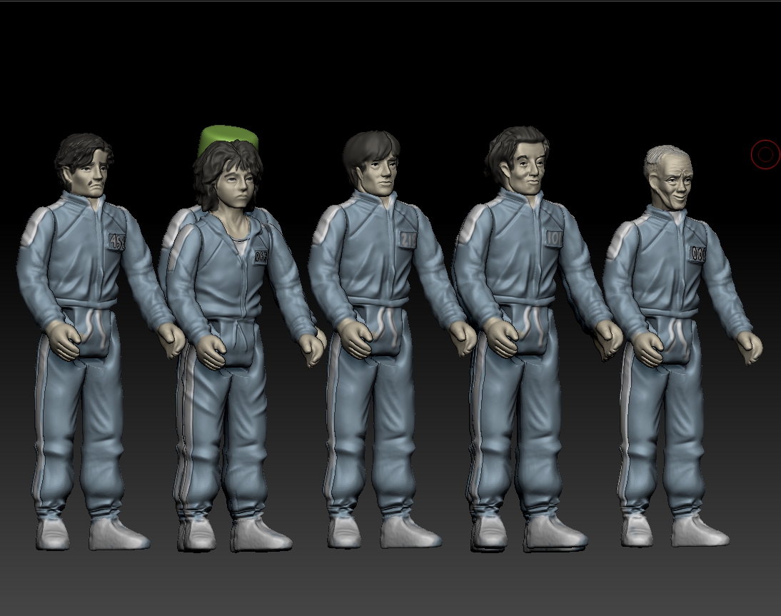 🦑 SQUID GAME .STL PLAYERS ACTION FIGURE .3D VINTAGE STYLE・ 3D File for ...