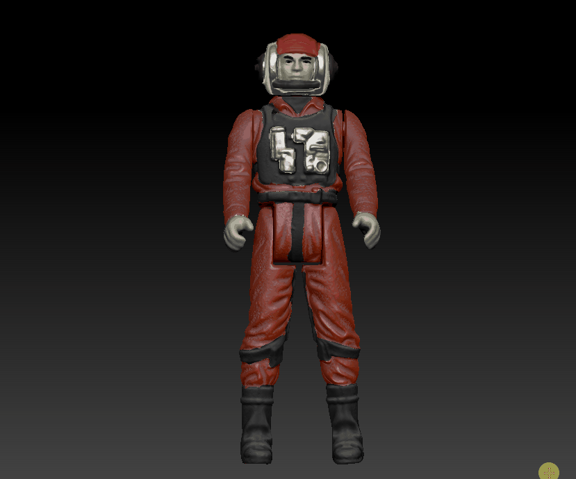 ⭐ Star Wars .stl B-Wing Pilot .3D action figure .OBJ Kenner style.・ 3D ...