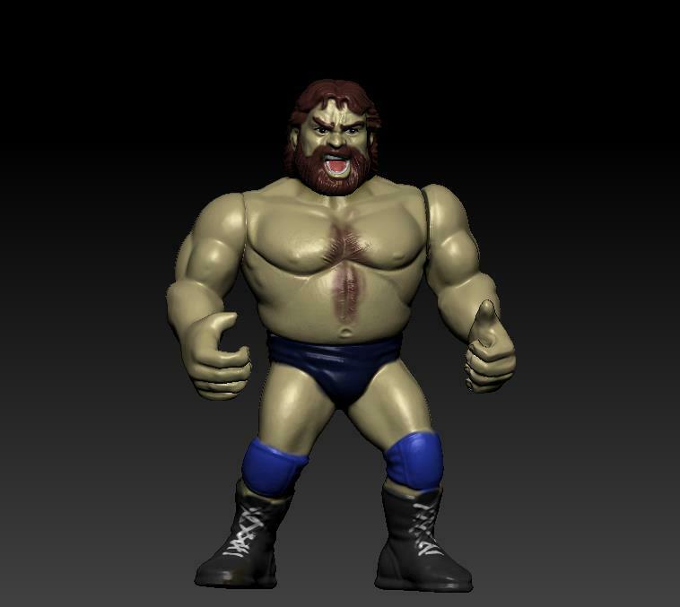 3D file Hacksaw Jim Duggan VINTAGE WWE ACTION FIGURE 🤼 ・3D printing ...