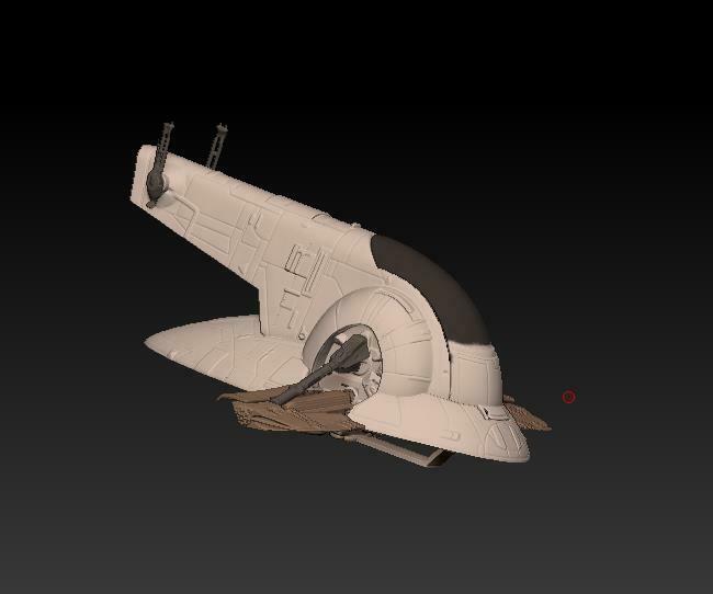 ⭐ STAR WARS .STL Slave One .3D ACTION FIGURE .OBJ KENNER STYLE.・ 3D ...