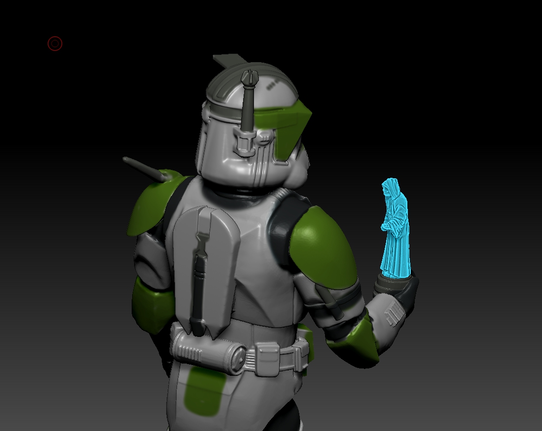 ⭐ STAR WARS .STL The Clone Wars OBJ. Commander Cody 3d KENNER STYLE ...