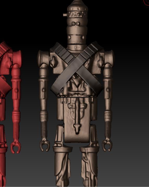 The Mandalorian IG-11 .3D action figure .OBJ Kenner style.・ 3D File for ...