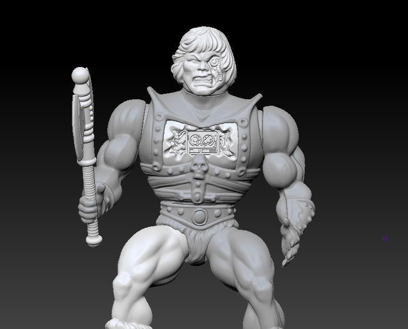 3D file Fake-Man Action Figure MOTU Style 🗡️ ・3D print design to ...