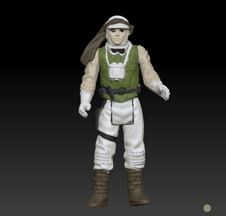 ⭐ STAR WARS .STL Luke skywalker Hoth .3D ACTION FIGURE .OBJ KENNER ...