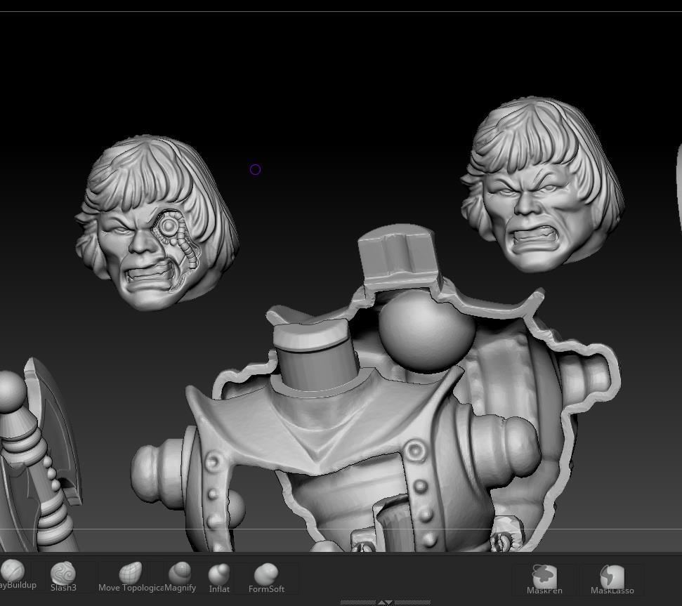 3D file Fake-Man Action Figure MOTU Style 🗡️ ・3D print design to ...