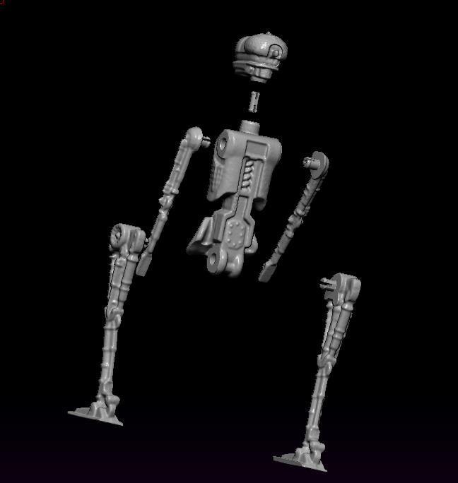 ⭐ Star Wars .stl EV-9D9 .3D action figure .OBJ Kenner style.・ 3D File ...