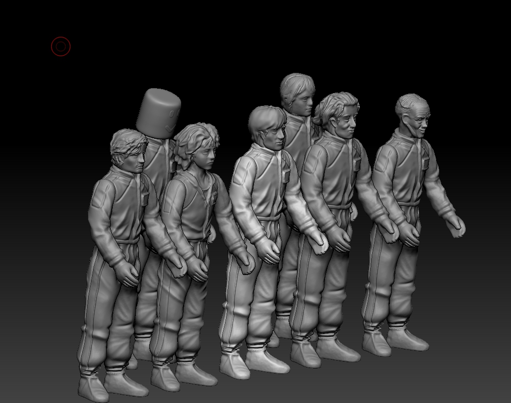 🦑 SQUID GAME .STL PLAYERS ACTION FIGURE .3D VINTAGE STYLE・ 3D File for ...