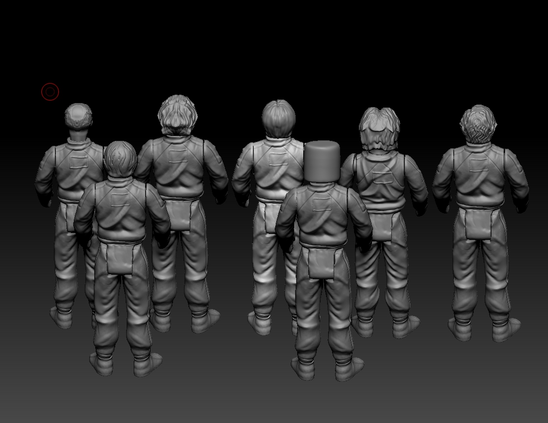 🦑 SQUID GAME .STL PLAYERS ACTION FIGURE .3D VINTAGE STYLE・ 3D File for ...