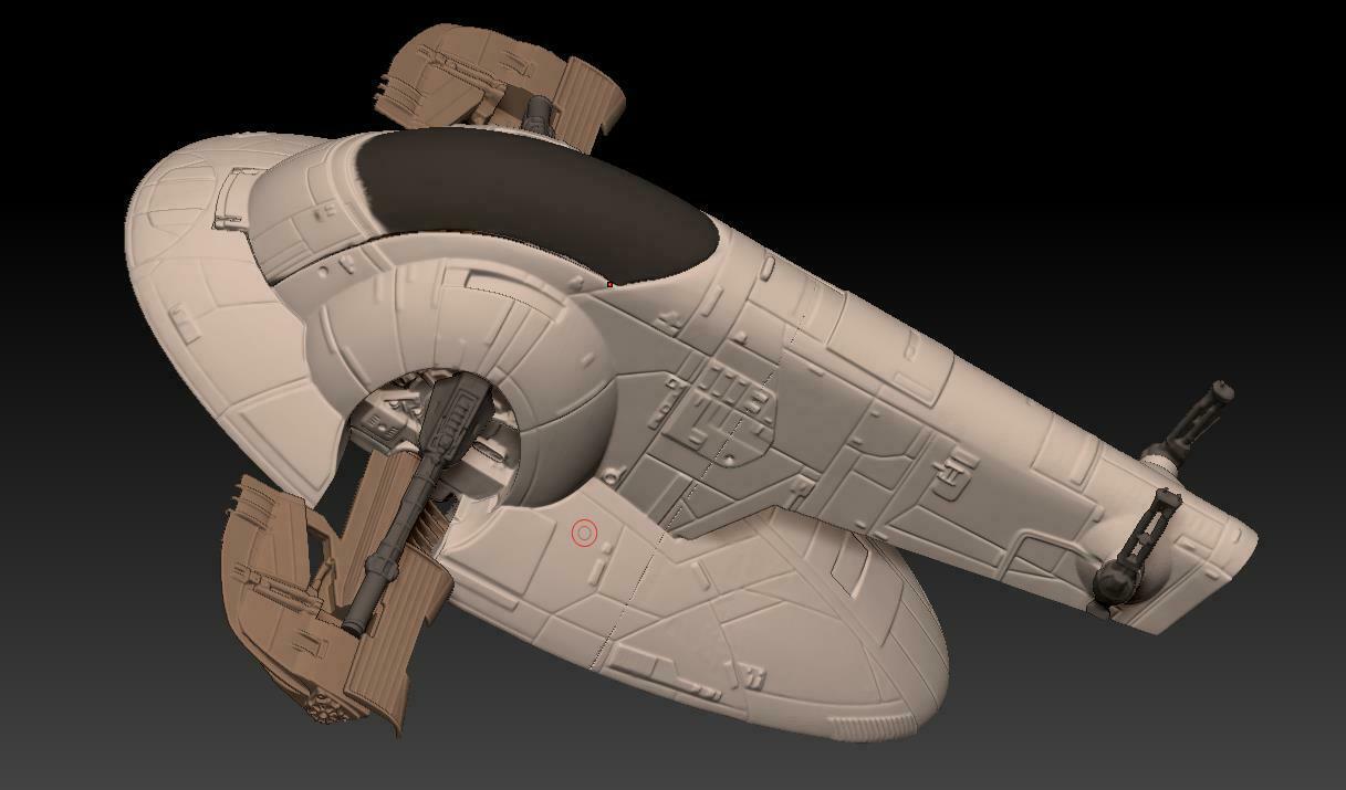 ⭐ STAR WARS .STL Slave One .3D ACTION FIGURE .OBJ KENNER STYLE.・ 3D ...