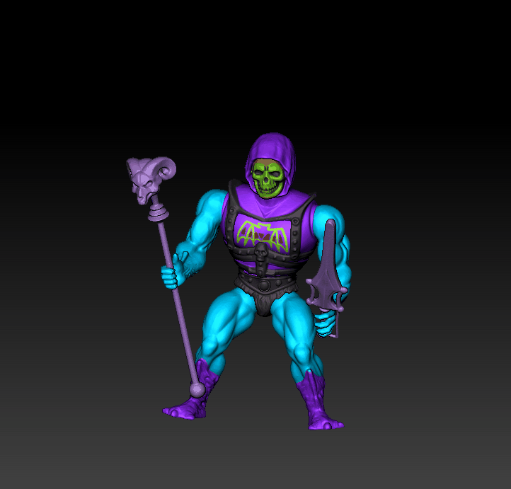 3D file Battle armour Skeleton Figure MOTU Style 💀 ・3D print object to ...