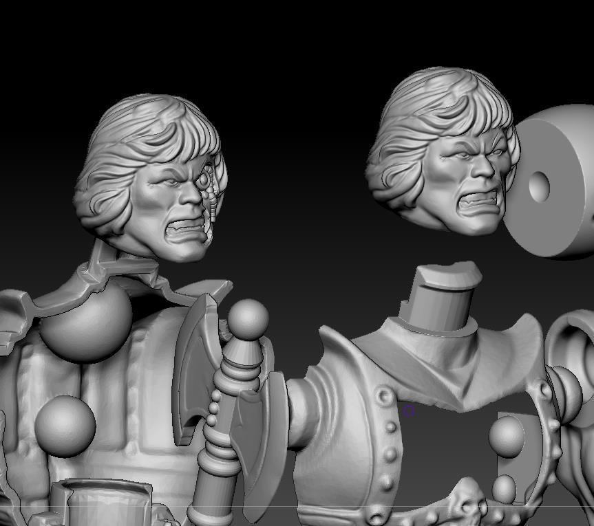 3D file Fake-Man Action Figure MOTU Style 🗡️ ・3D print design to ...