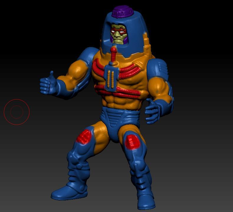 🗡️ He-man Loot-O-Faces Motu stile action figure・ 3D File for ・Cults