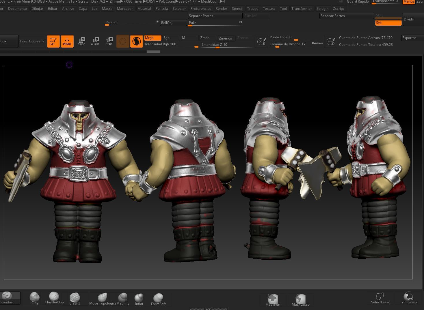 3D file Axe-Man Motu stile action figure 🗡️ ・3D printing idea to ...