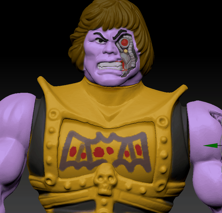 🗡️ Fake-Man Action Figure MOTU Style・ 3D File for ・Cults