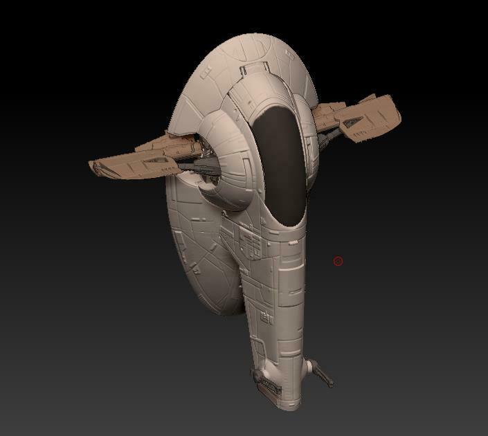 ⭐ STAR WARS .STL Slave One .3D ACTION FIGURE .OBJ KENNER STYLE.・ 3D ...
