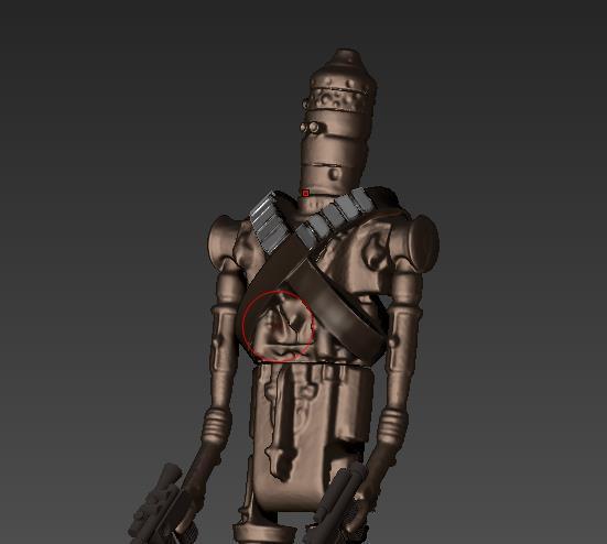 The Mandalorian IG-11 .3D action figure .OBJ Kenner style.・ 3D File for ...