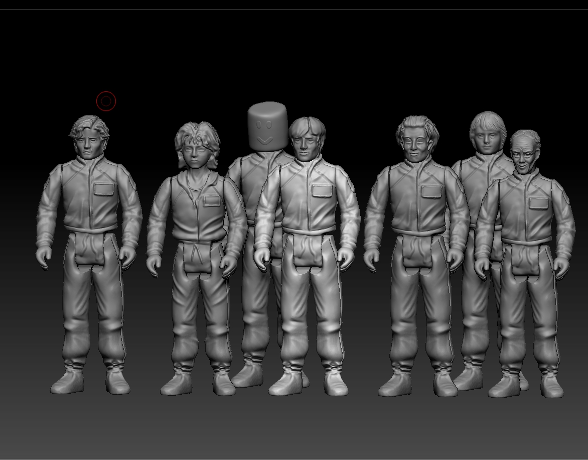 🦑 SQUID GAME .STL PLAYERS ACTION FIGURE .3D VINTAGE STYLE・ 3D File for ...