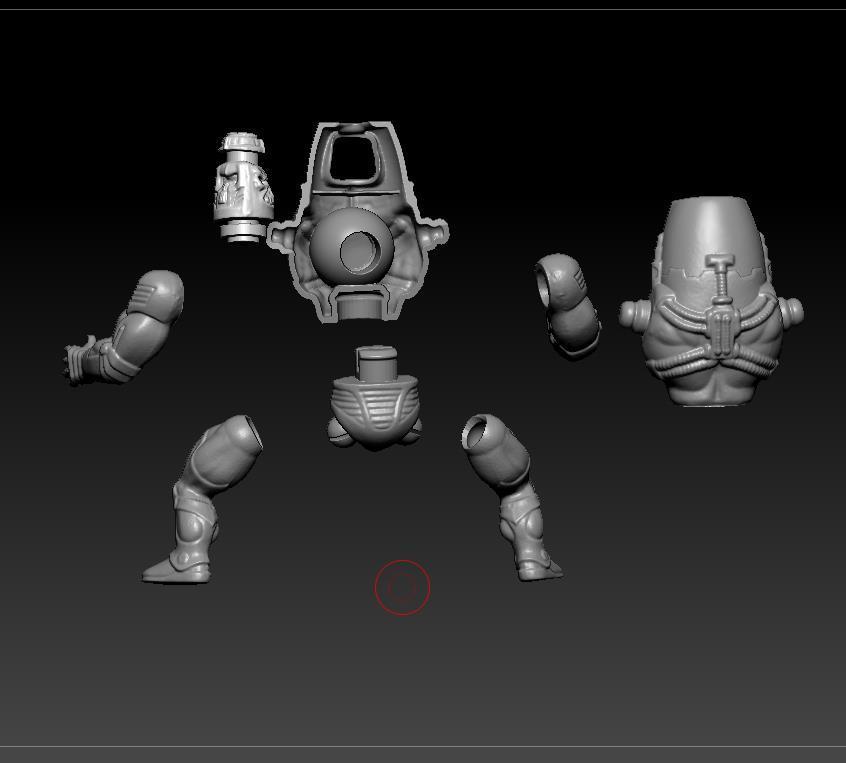 🗡️ He-man Loot-O-Faces Motu stile action figure・ 3D File for ・Cults