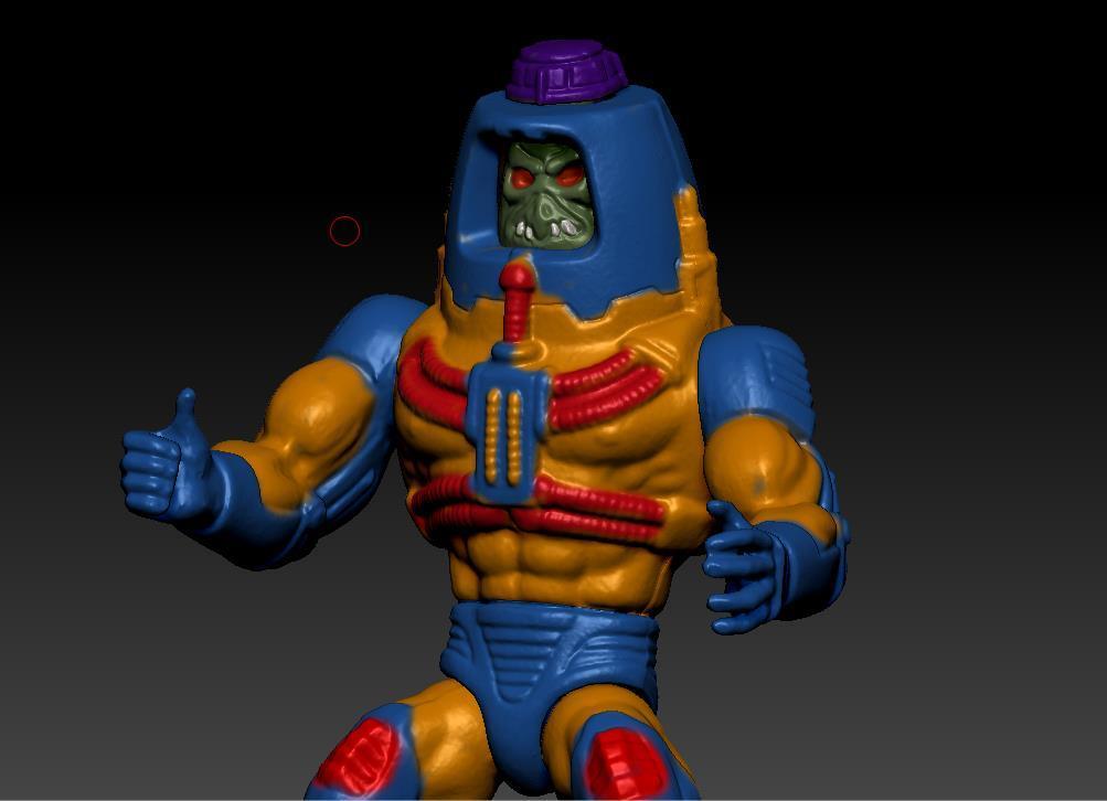 🗡️ He-man Loot-O-Faces Motu stile action figure・ 3D File for ・Cults