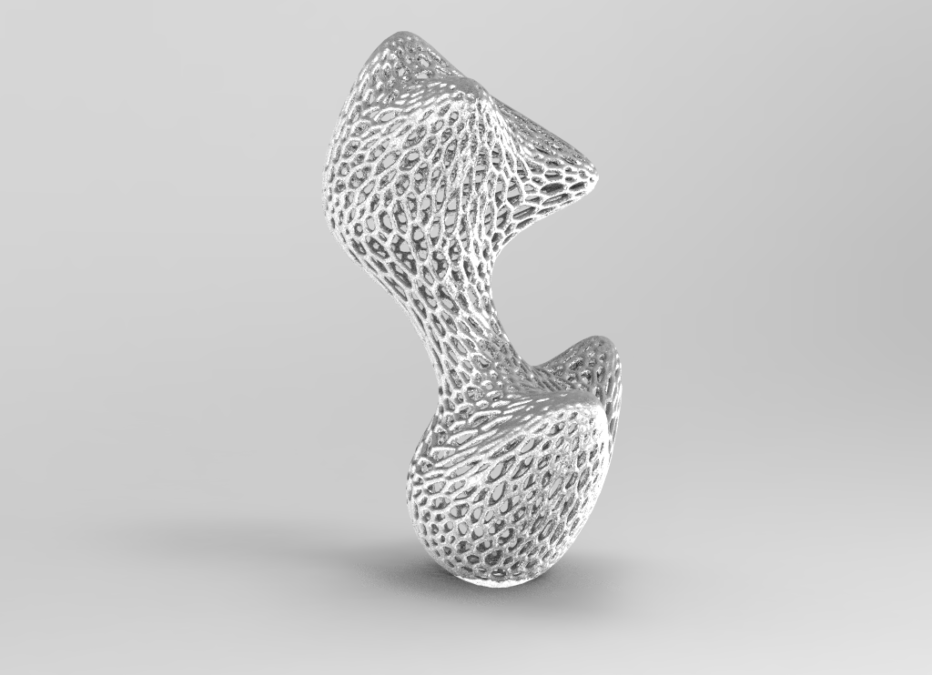 Файл STL sculpture fu3 voronoi art sculpture 🗿 ・Модель 3D-принтера для ...