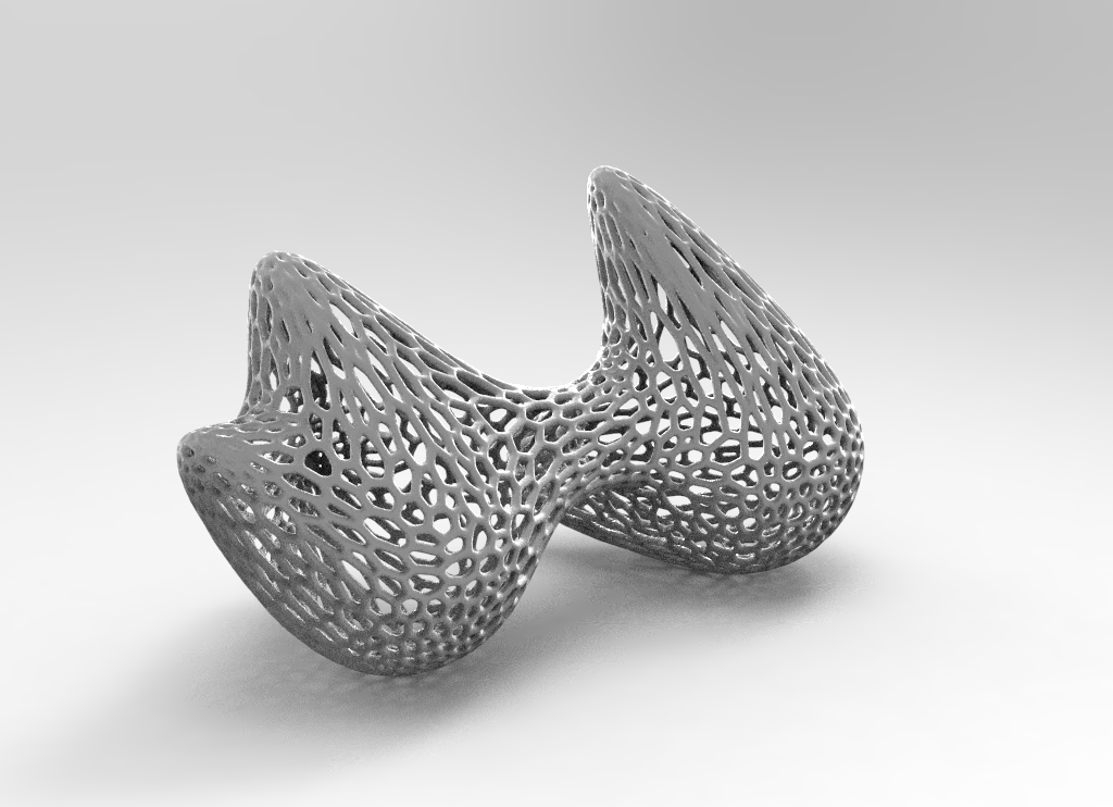 Файл STL sculpture fu3 voronoi art sculpture 🗿 ・Модель 3D-принтера для ...