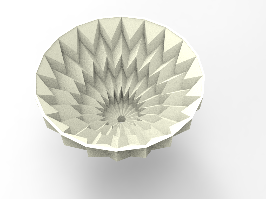 STL file lamp lamp origami folded faceted origami lamp 🔦・3D print ...
